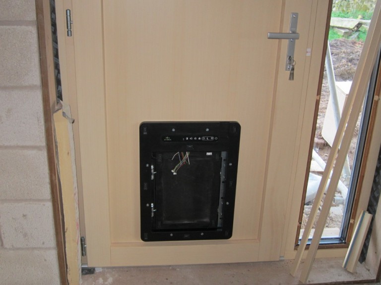 Cat Flap | Marsh Flatts Farm Self Build Diary