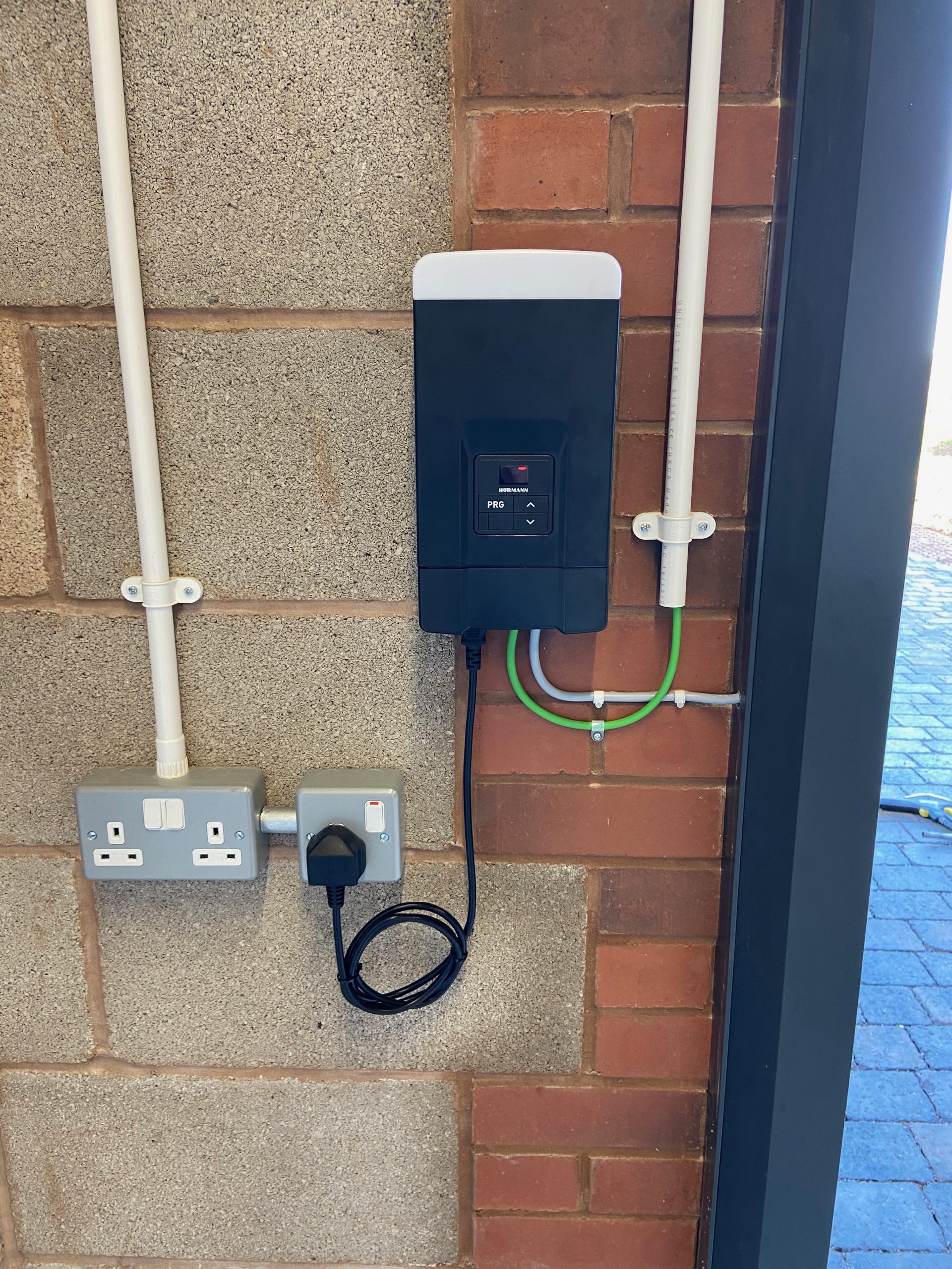 Hormann Series 4 Garage Door Operator Integration | Marsh Flatts Farm Self Build Diary